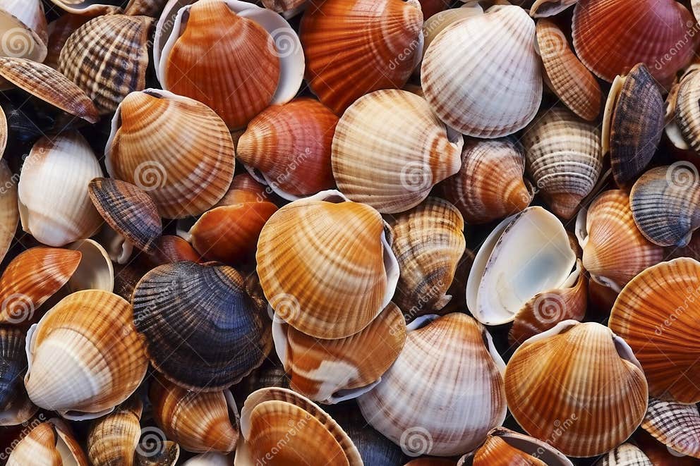 Intricate Shell Surface stock image. Image of coastal - 287129275