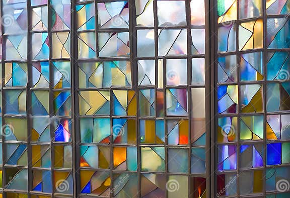 Intricate Stained Glass with Complex Patterns and Colors.AI Generated ...