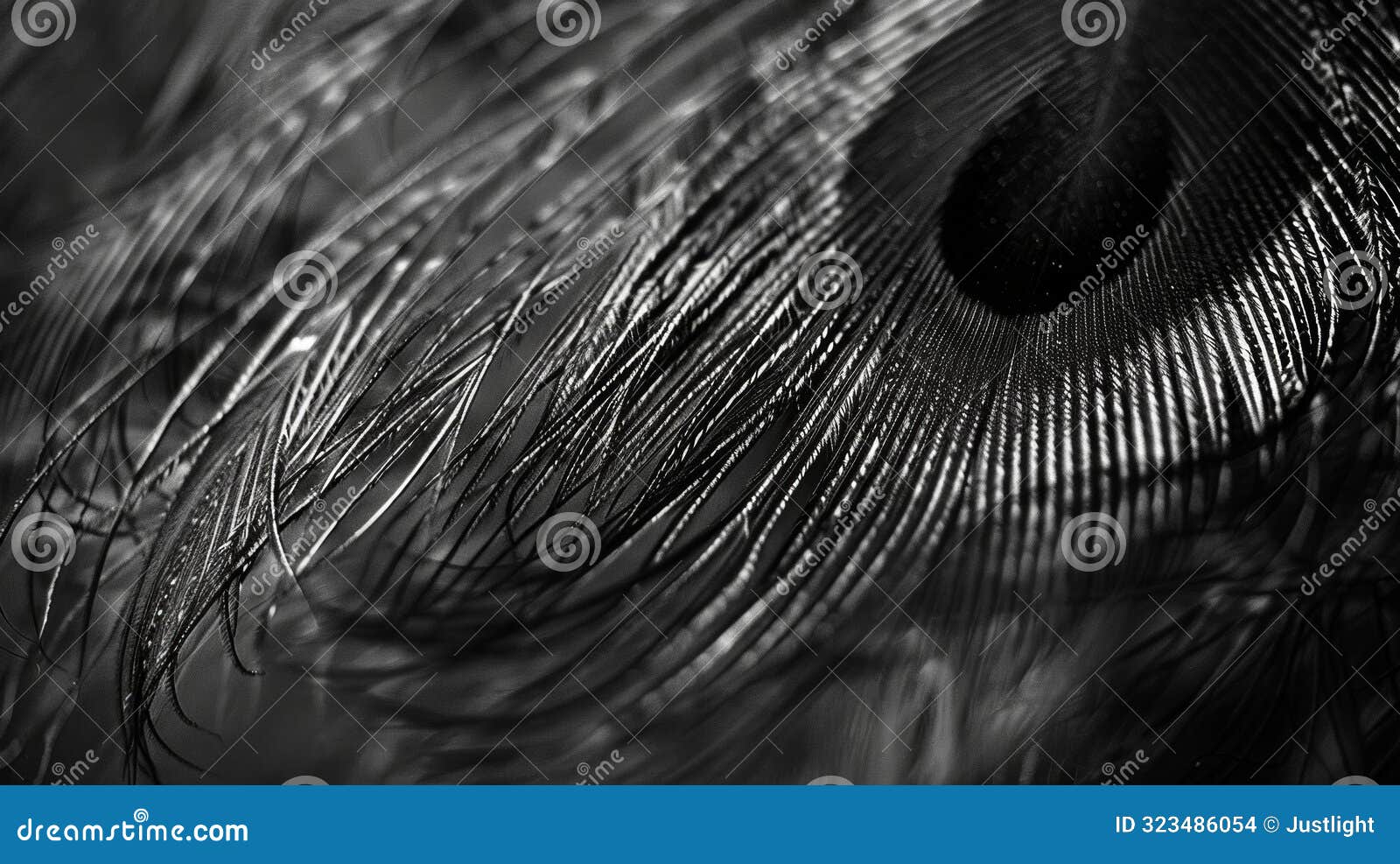 The Intricate Structure of a Feather with Every Barb and Barbule in ...