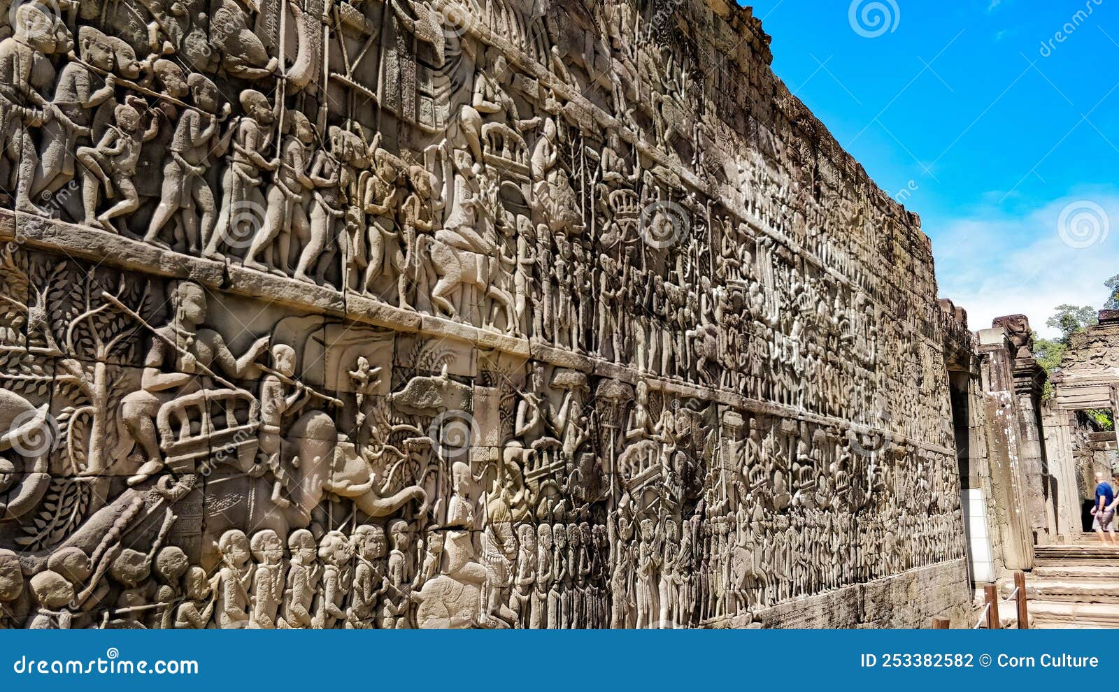 Intricate Wall Designs of Siem Reap Editorial Photography - Image of ...