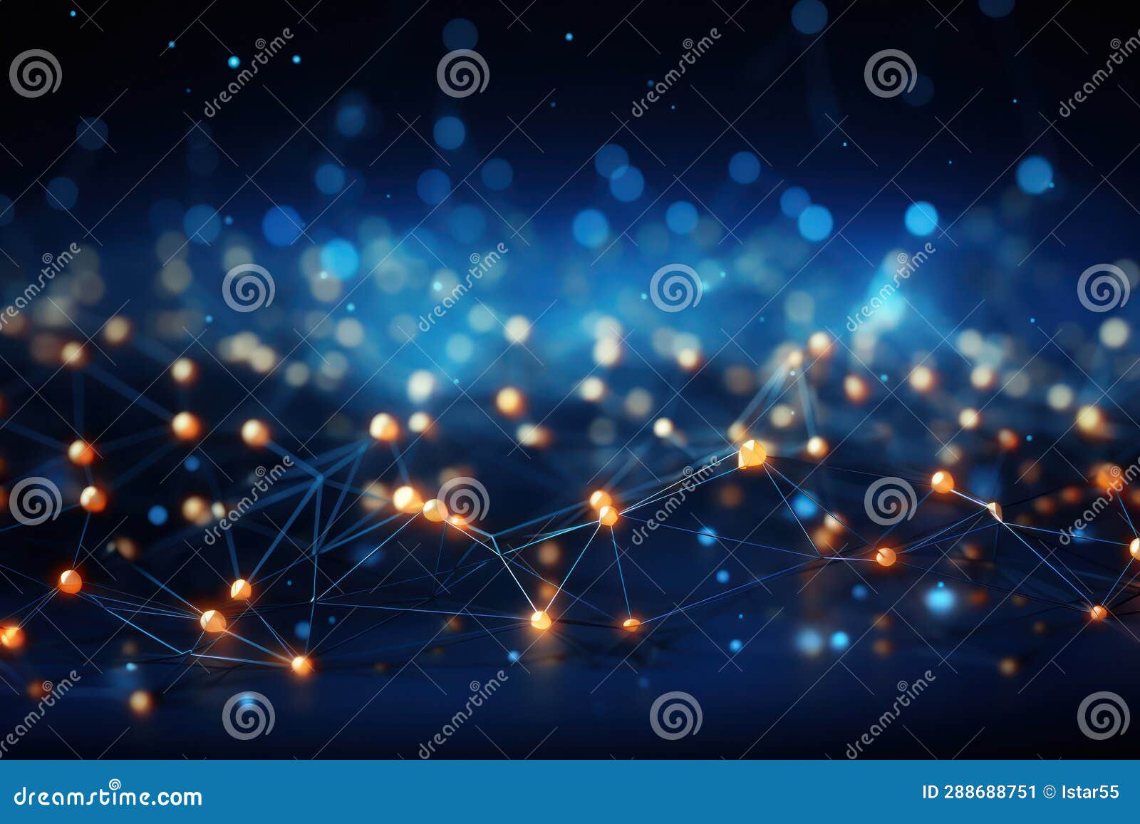 Intricate Web of Fiber Optic Cables Transmitting Data Signals AI ...