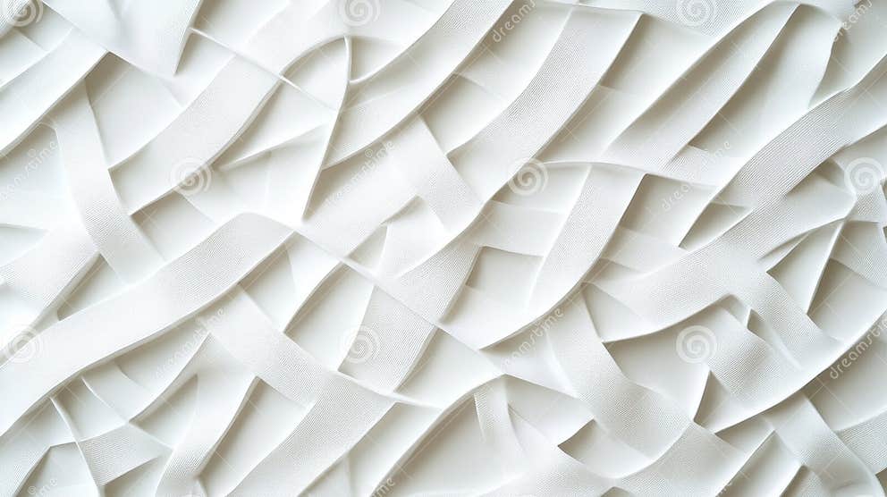Decorative Wall Texture Featuring Intricate White Ribbon Patterns from ...