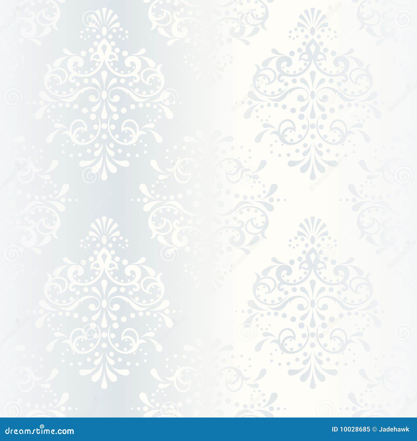 Intricate White Satin Wedding Pattern Stock Vector - Illustration of ...