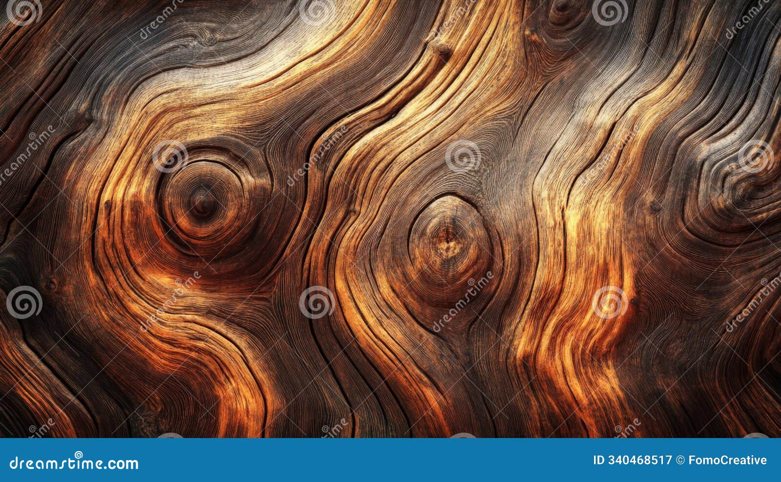 An Intricate Elm Wood Grain Texture With Natural Patterns Royalty-Free ...