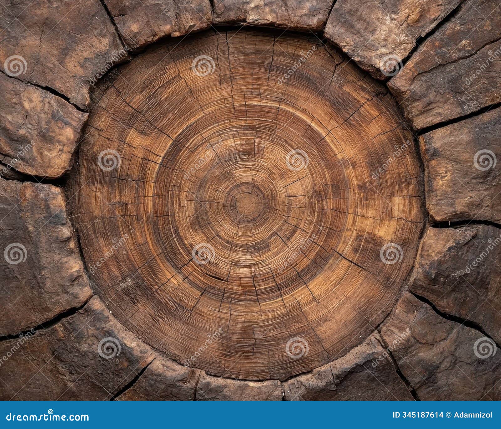An Intricate Elm Wood Grain Texture With Natural Patterns Royalty-Free ...