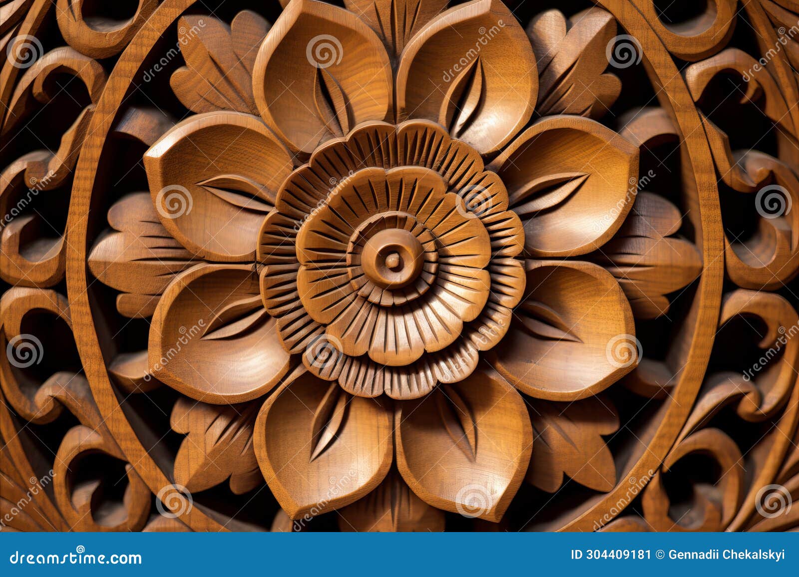 Intricate Wood Patterns Set Against Soothing High-resolution Background ...