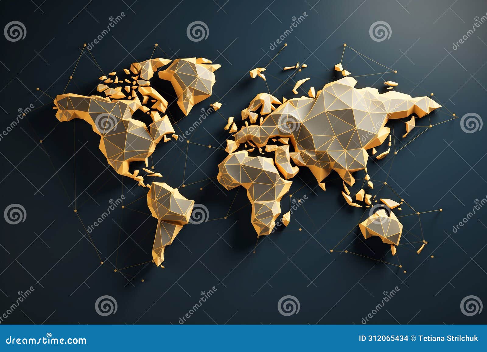 Intricate World Map Overlaid with a Web of Espionage Threads ...