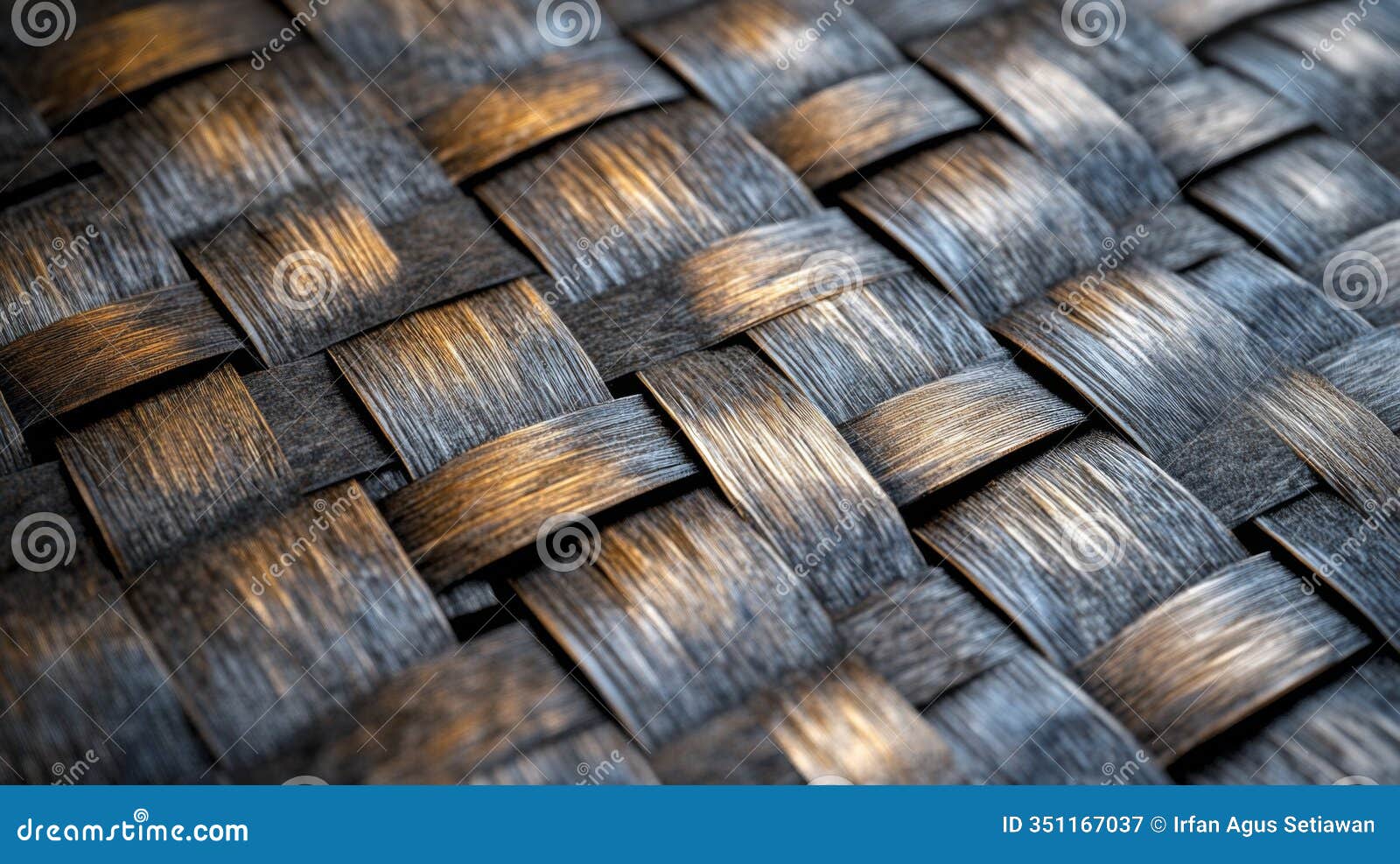 Intricate Woven Pattern Dark Wood Texture Stock Illustration ...