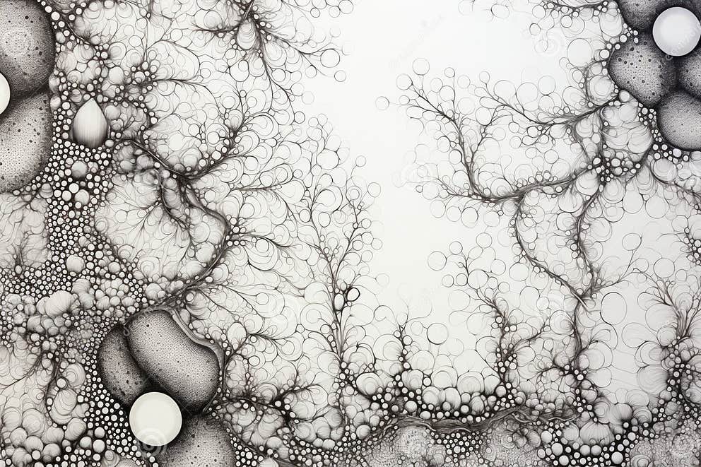 Intricate Zentangle Patterns on a White Canvas Stock Image - Image of ...