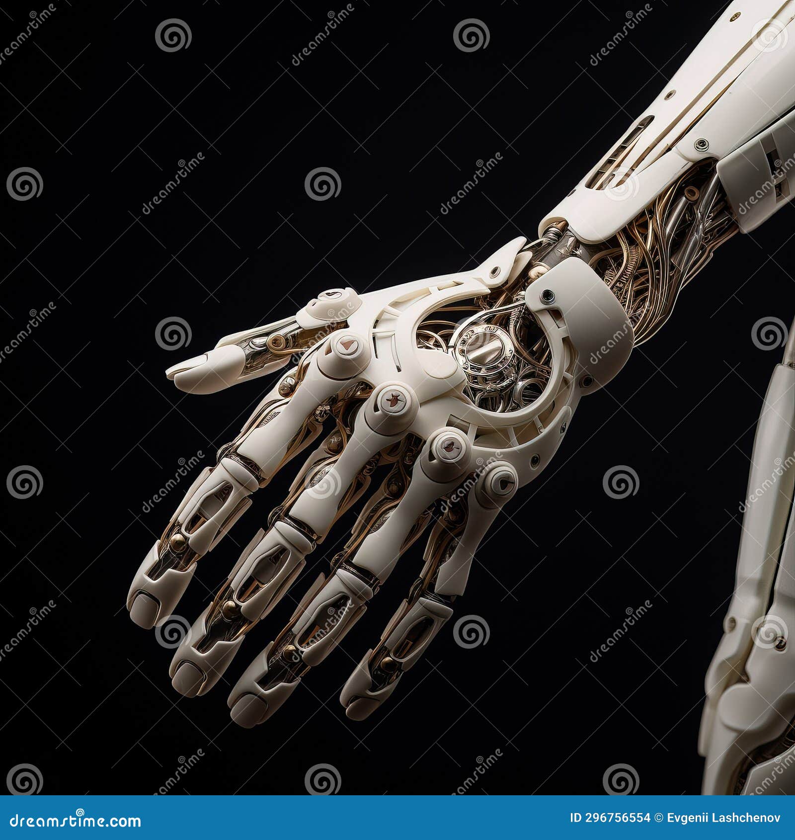 Intricately Designed Bionic Hand with Advanced Robotic Features. AI ...