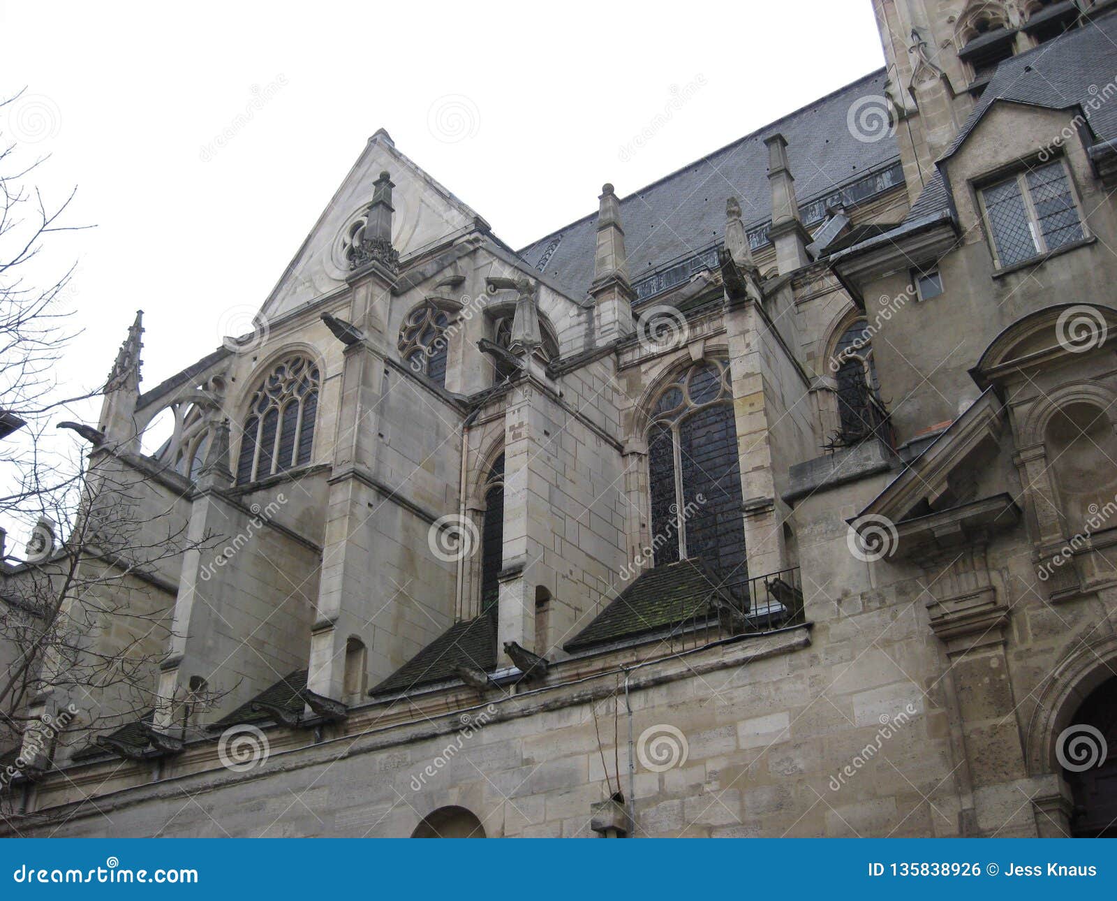 An Intricately Designed Church Rooftop, Paris Stock Photo - Image of ...