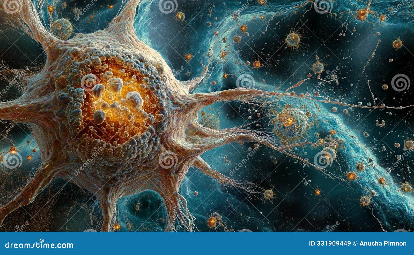 Intricately Detailed Computer-generated Artwork Generative AI ...