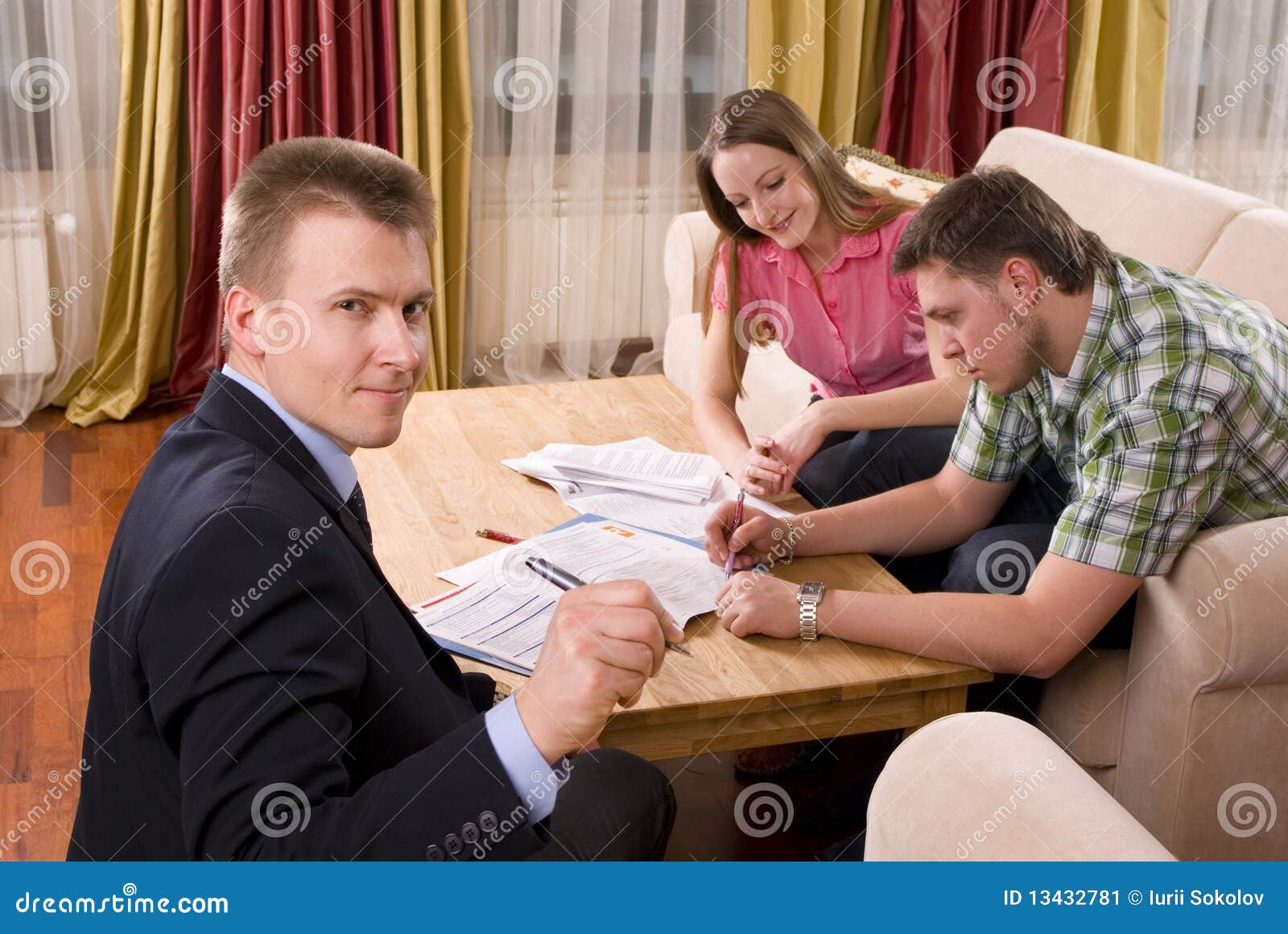 Intrigued Official agent stock image. Image of looking - 13432781