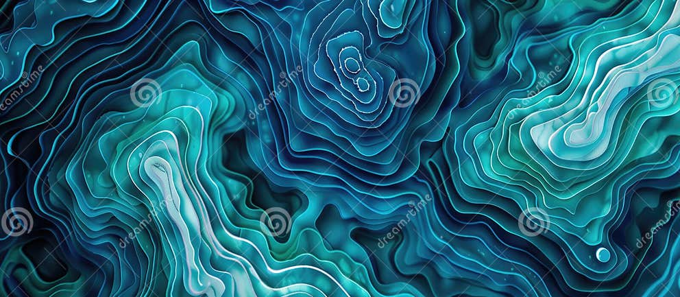 An Intriguing Combination of Blue and Teal Waves Creates a Captivating ... An Intriguing Combination of Blue and Teal Waves Creates a Captivating ...