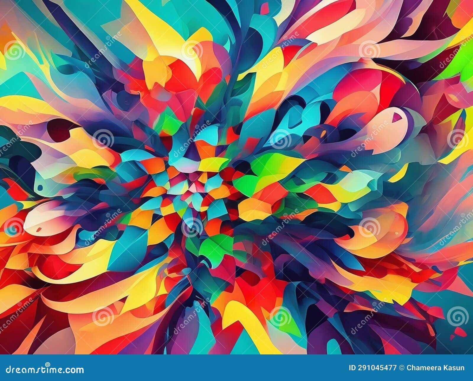 Intriguing Digital Art Concept in 4K Resolution Stock Illustration ...