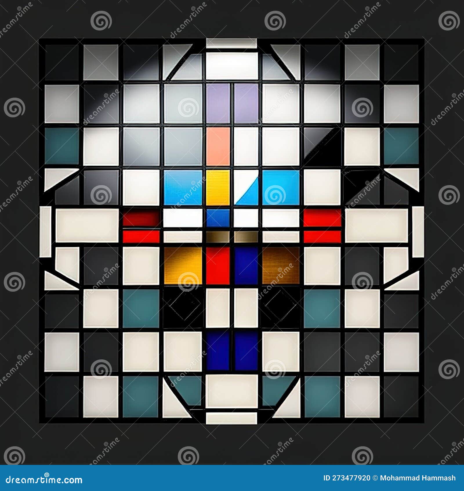 Intriguing Geometric Chess Board, Made with Generative AI Stock ...