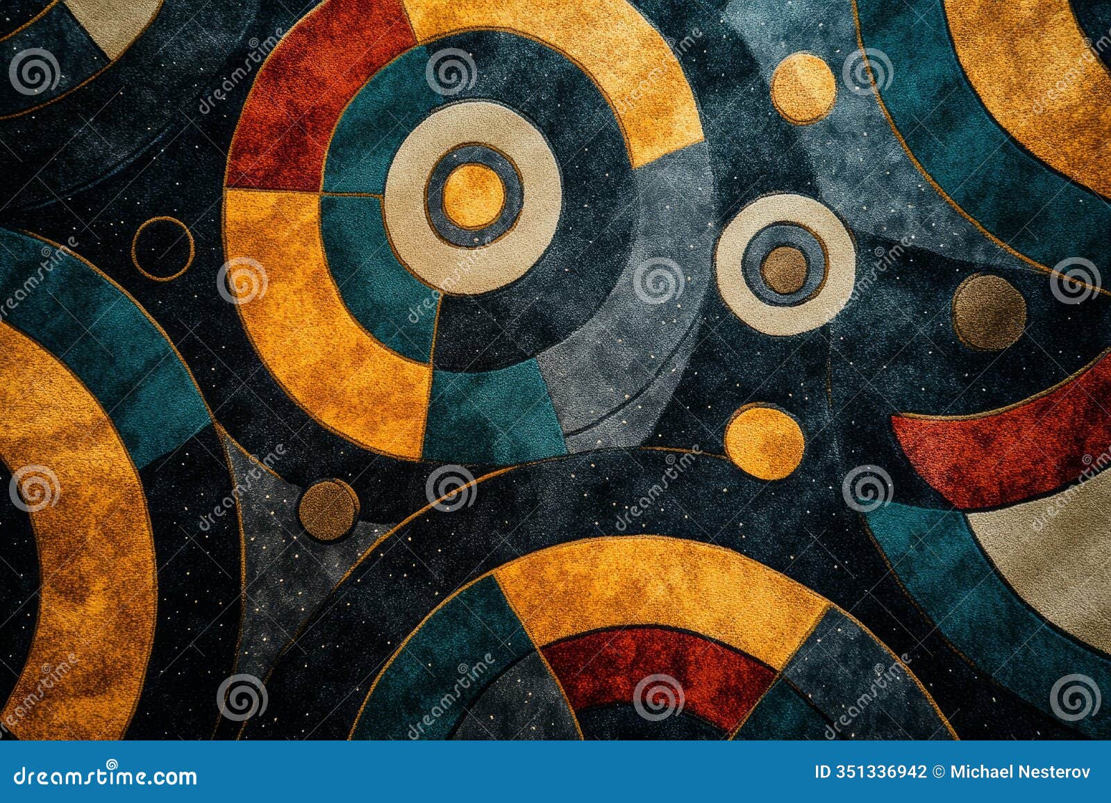 Intriguing Geometric Pattern Forming a Modern and Abstract Design ...