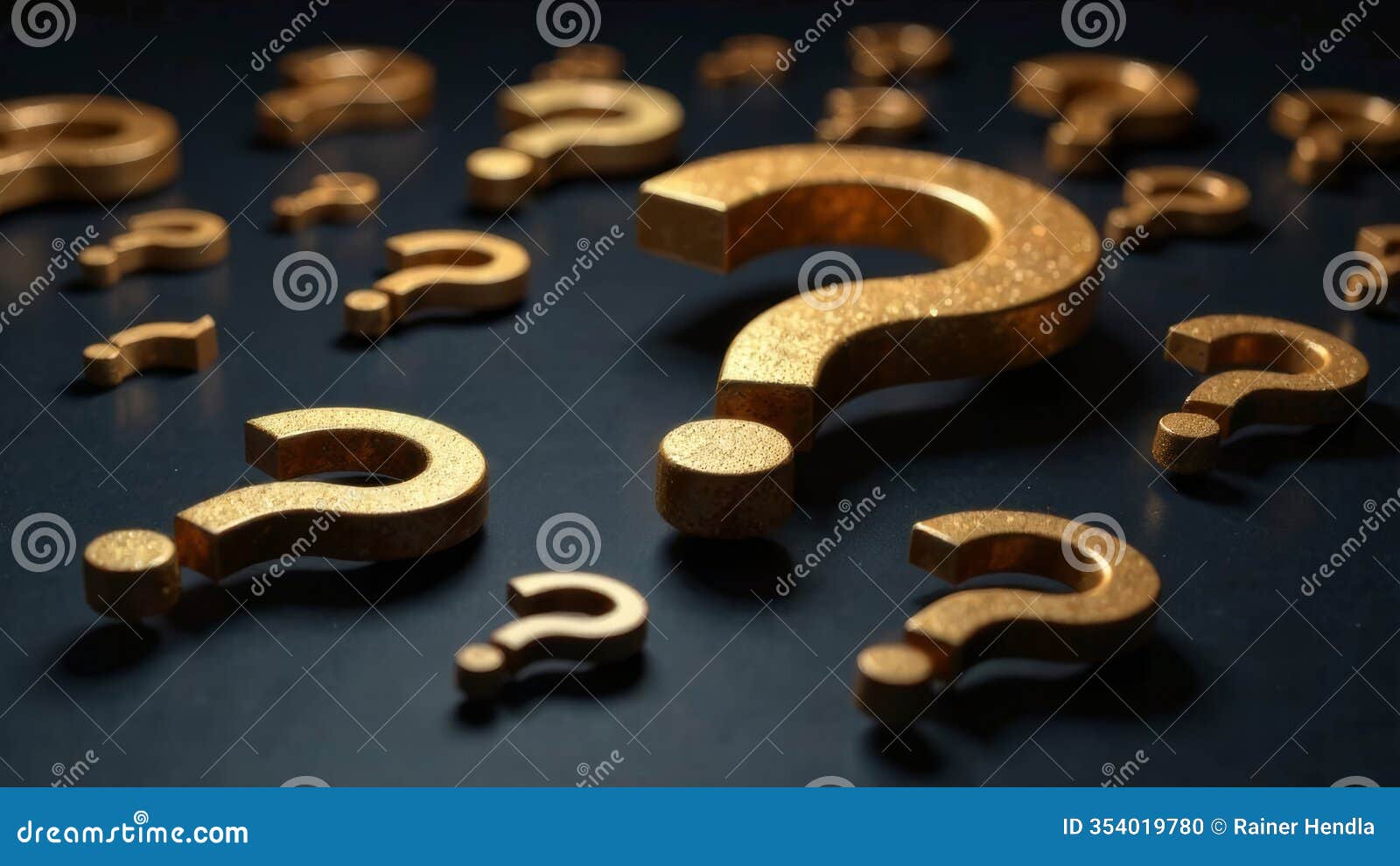 Golden Question Mark Stock Photo | CartoonDealer.com #30021372