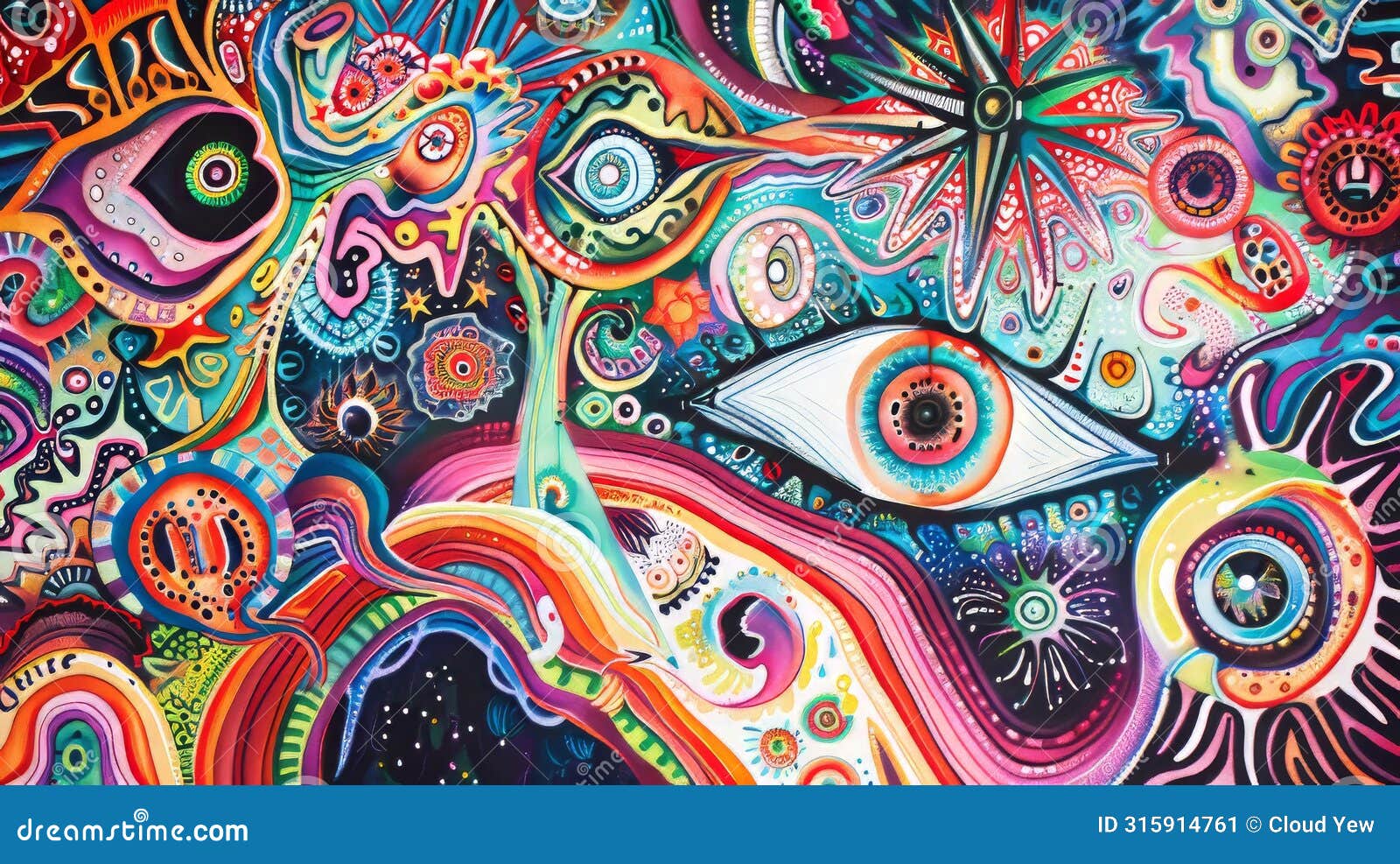 Intriguing Psychedelic Patterns Drawing the Viewer into a World of ...