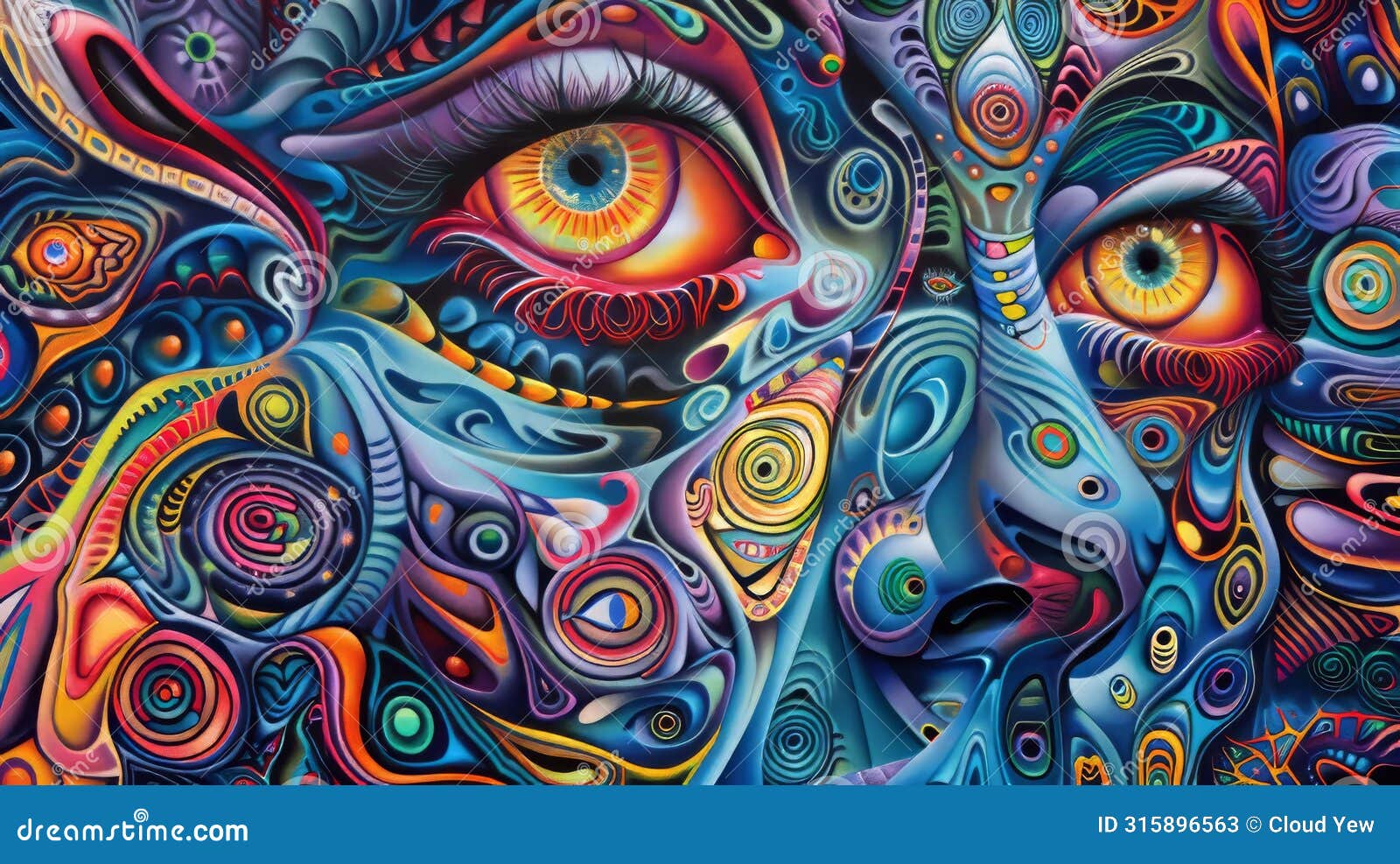 Intriguing Psychedelic Patterns Drawing the Viewer into a World of ...