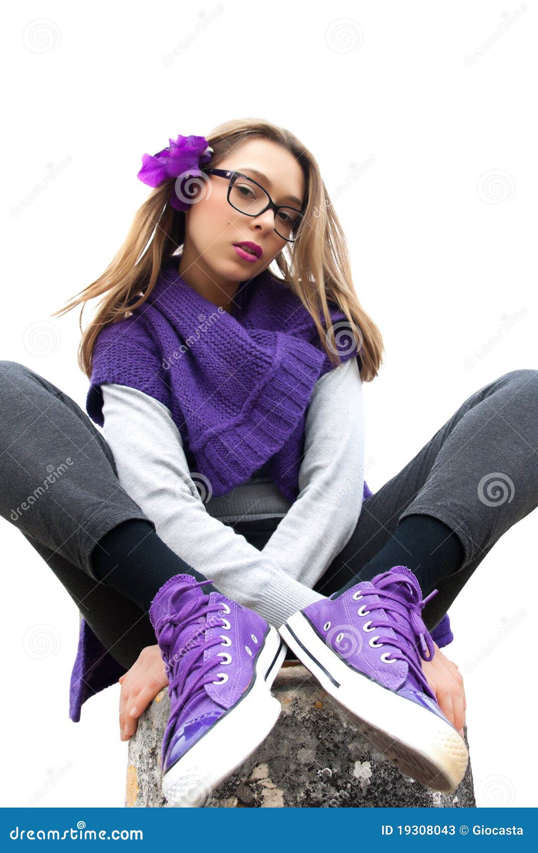 Intriguing Teen Dressed In Purple Stock Image - Image of flower ... Intriguing Teen Dressed In Purple Stock Image - Image of flower ...