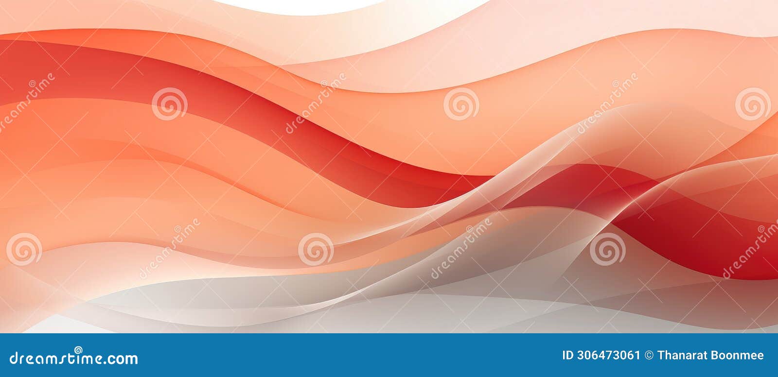 Intriguing Waves of Orange, Red, and Gray in an Abstract Organic ...