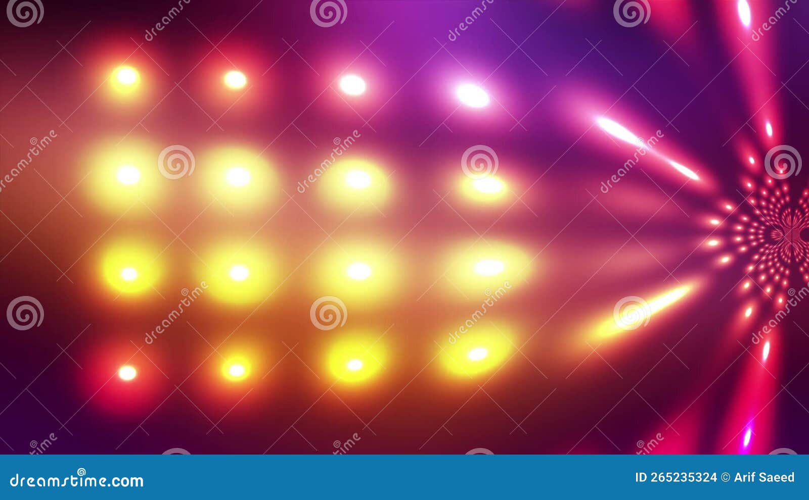 Intro Animation with Glowing Looping Light Halos Stock Footage - Video ...
