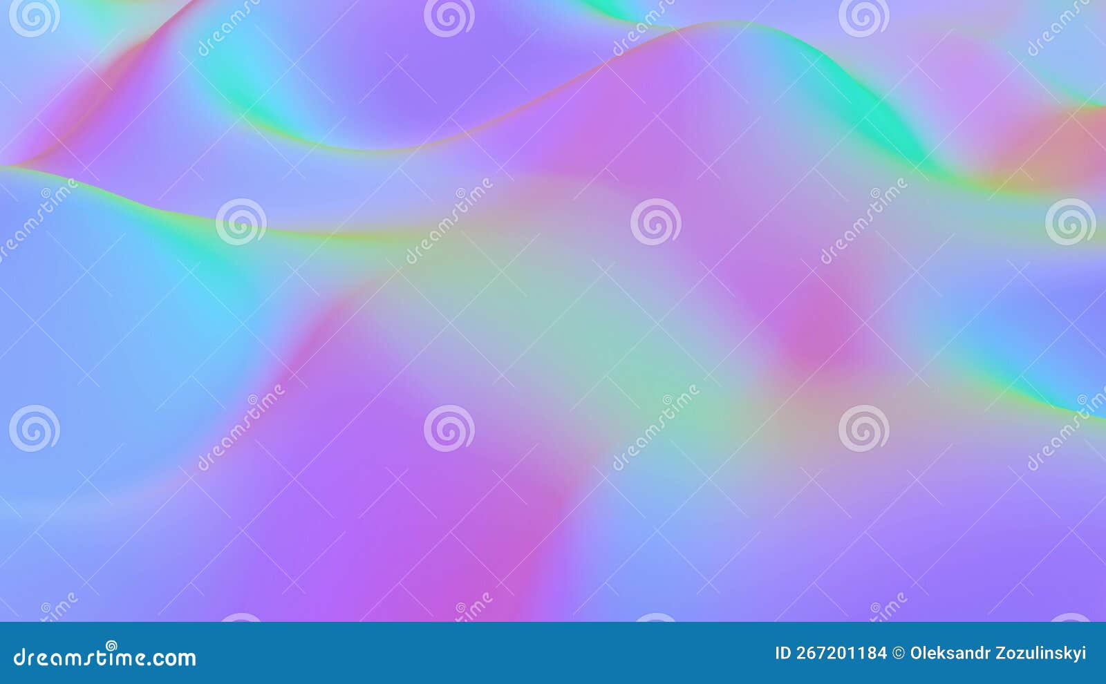 Intro Blue Gradient Color Wave 3d Stock Illustration - Illustration of ...