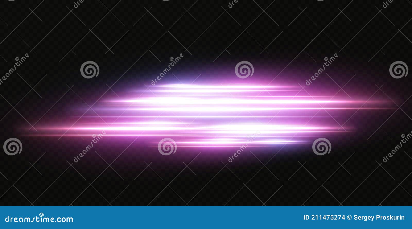 Introducing the Effects of Vector Neon Light Sets Stock Vector ...