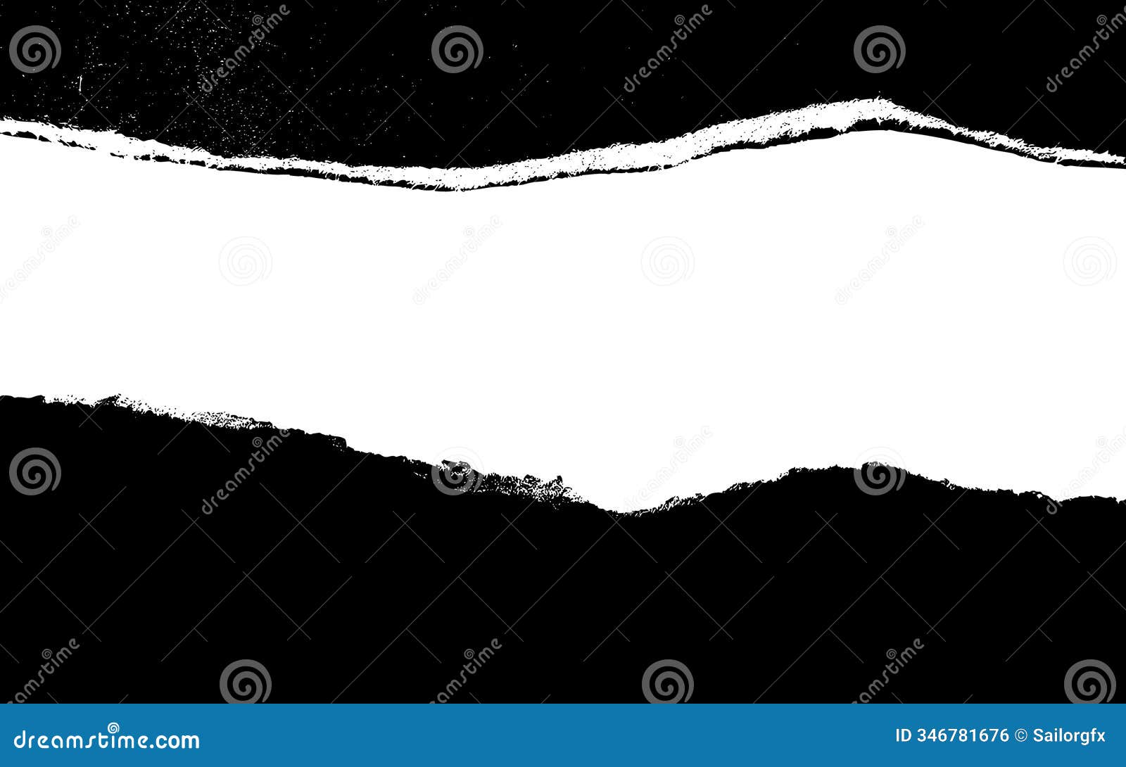 Grungy Torn Paper Background With Distressed Textures Cartoon Vector ...