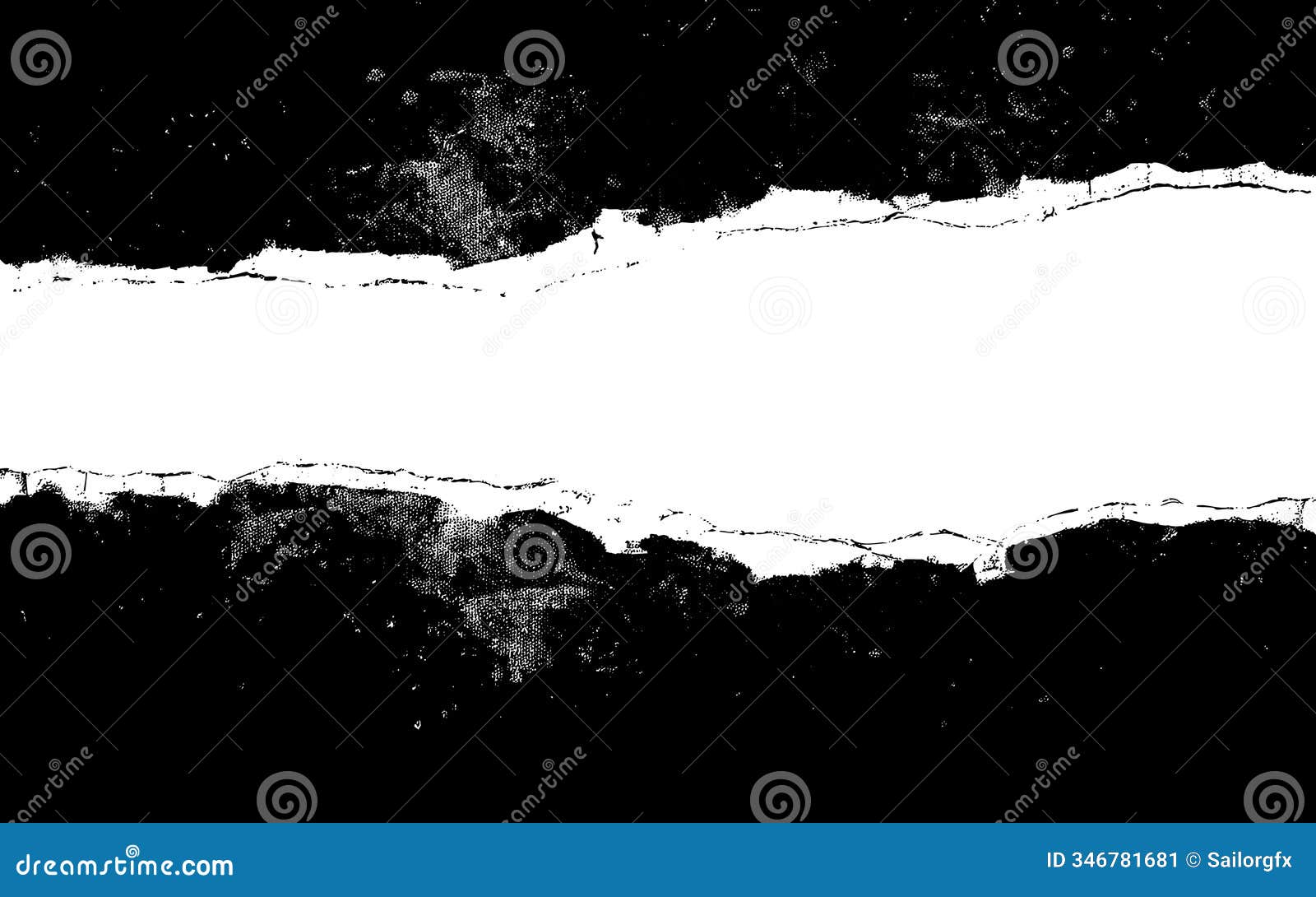 Grungy Torn Paper Background With Distressed Textures Cartoon Vector ...