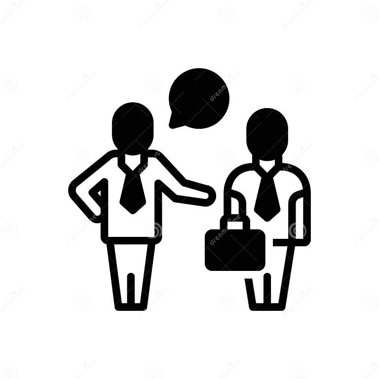 Black Solid Icon for Introducing, Newcomer and Introduce Stock Vector ...