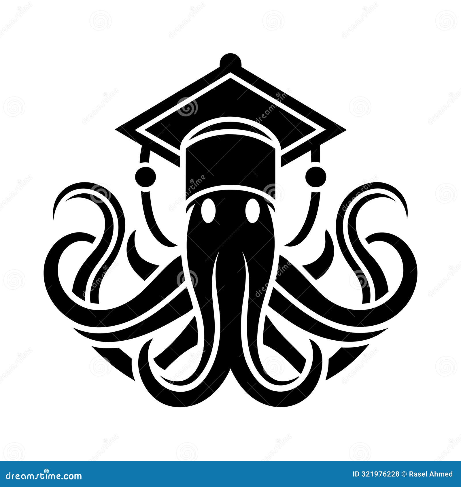 An Educational Logo Featuring a Vector Art Illustration Showcasing a ...
