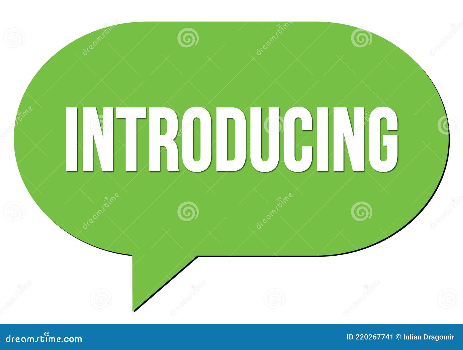 INTRODUCING Text On Green Lines Stamp Sign Royalty-Free Stock Photo ...
