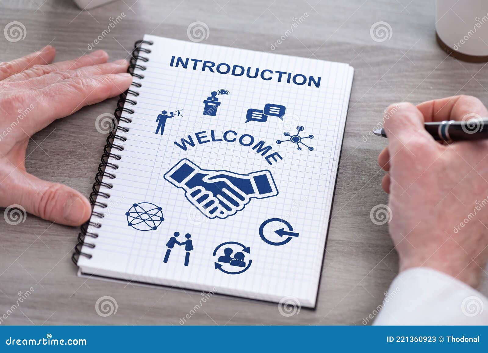 Introduction Concept on a Notepad Stock Image - Image of introduce ...