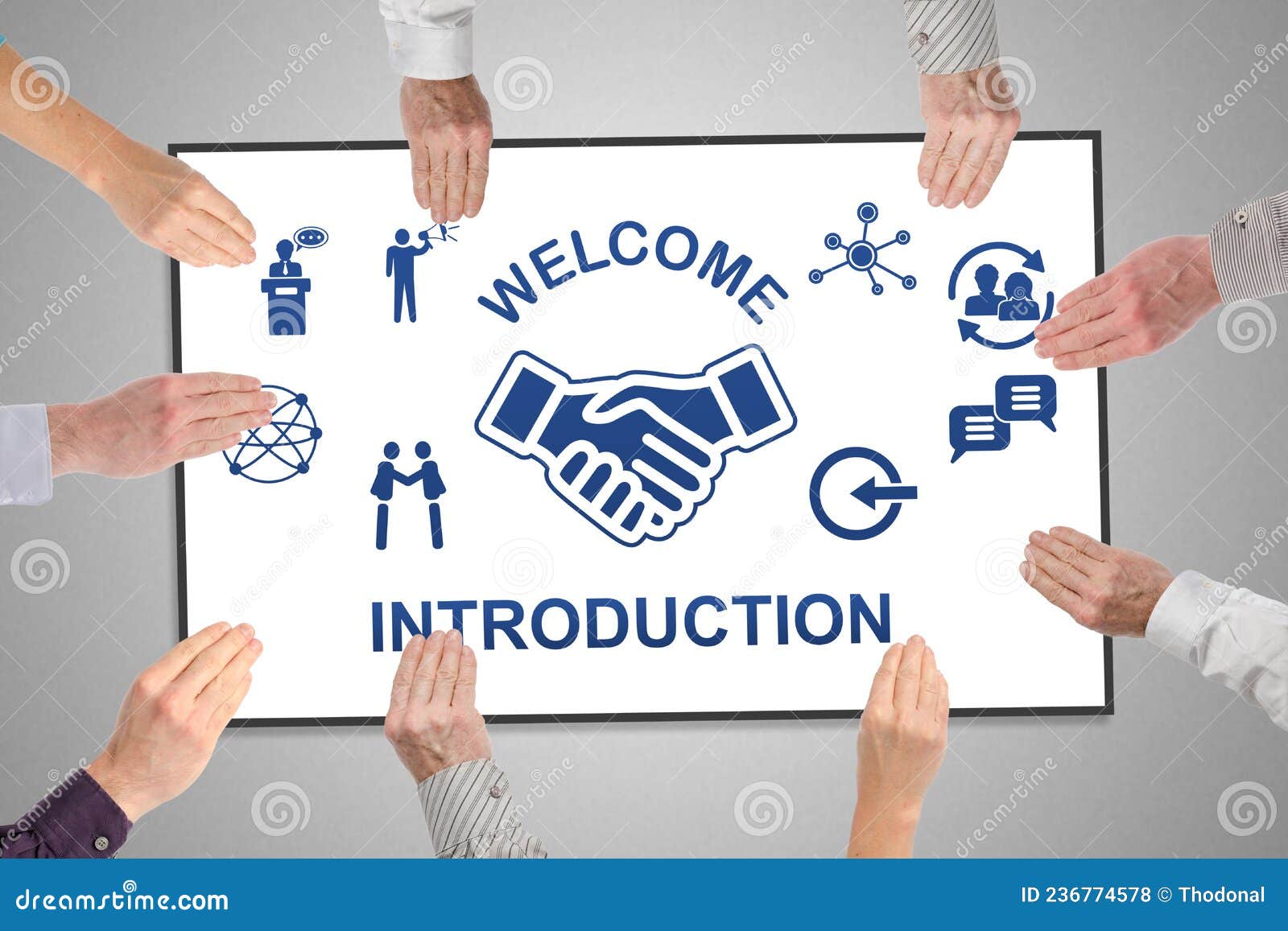 Introduction Concept on a Whiteboard Stock Photo - Image of identity ...