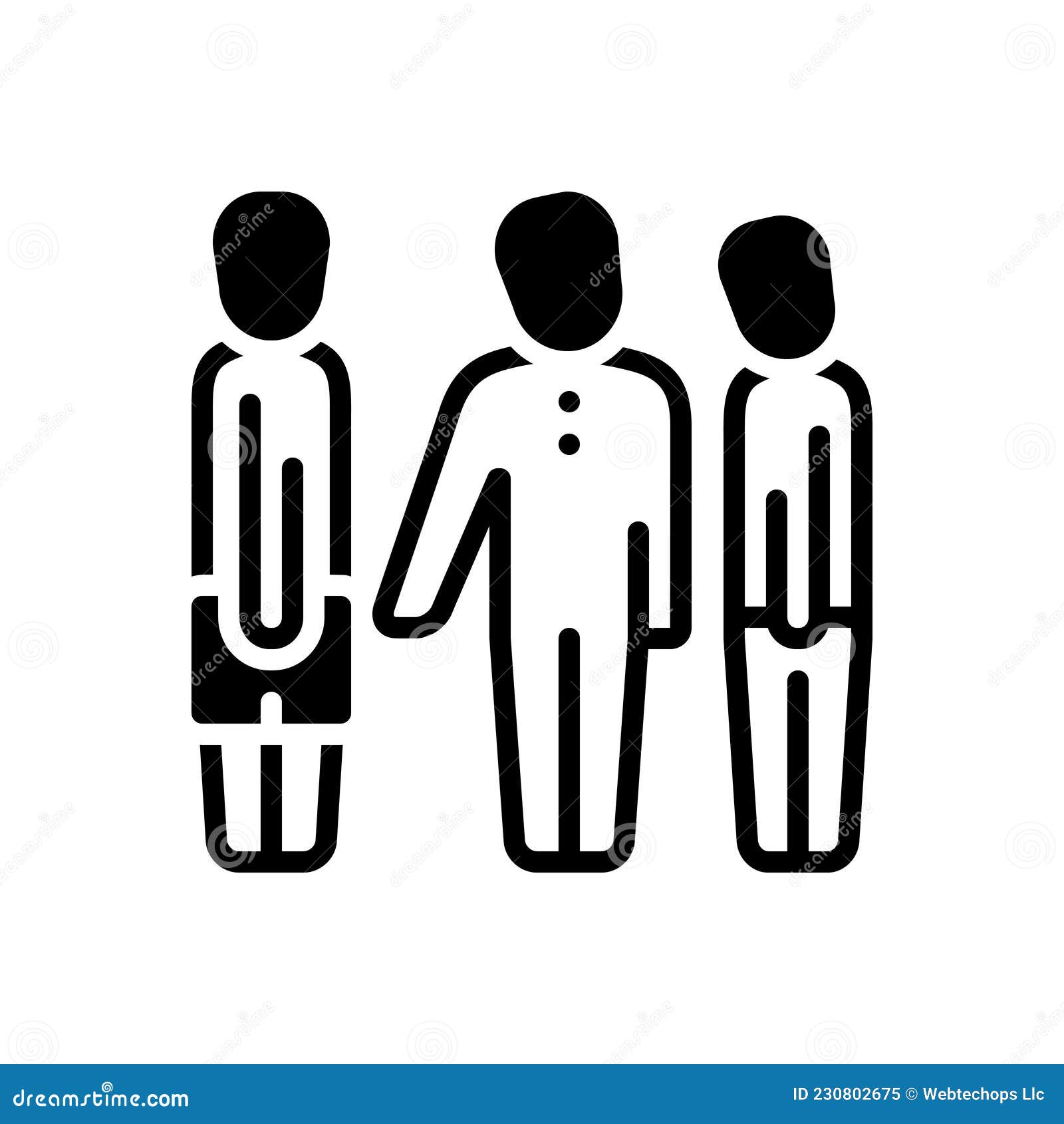 Black Solid Icon for Introduction, Acquaintance and Familiarization ...