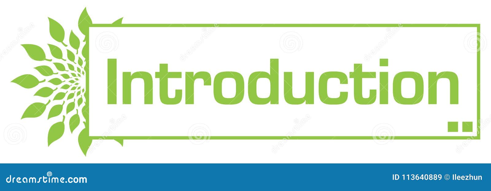 Introduction Leaves Circular Bar Stock Illustration - Illustration of ...