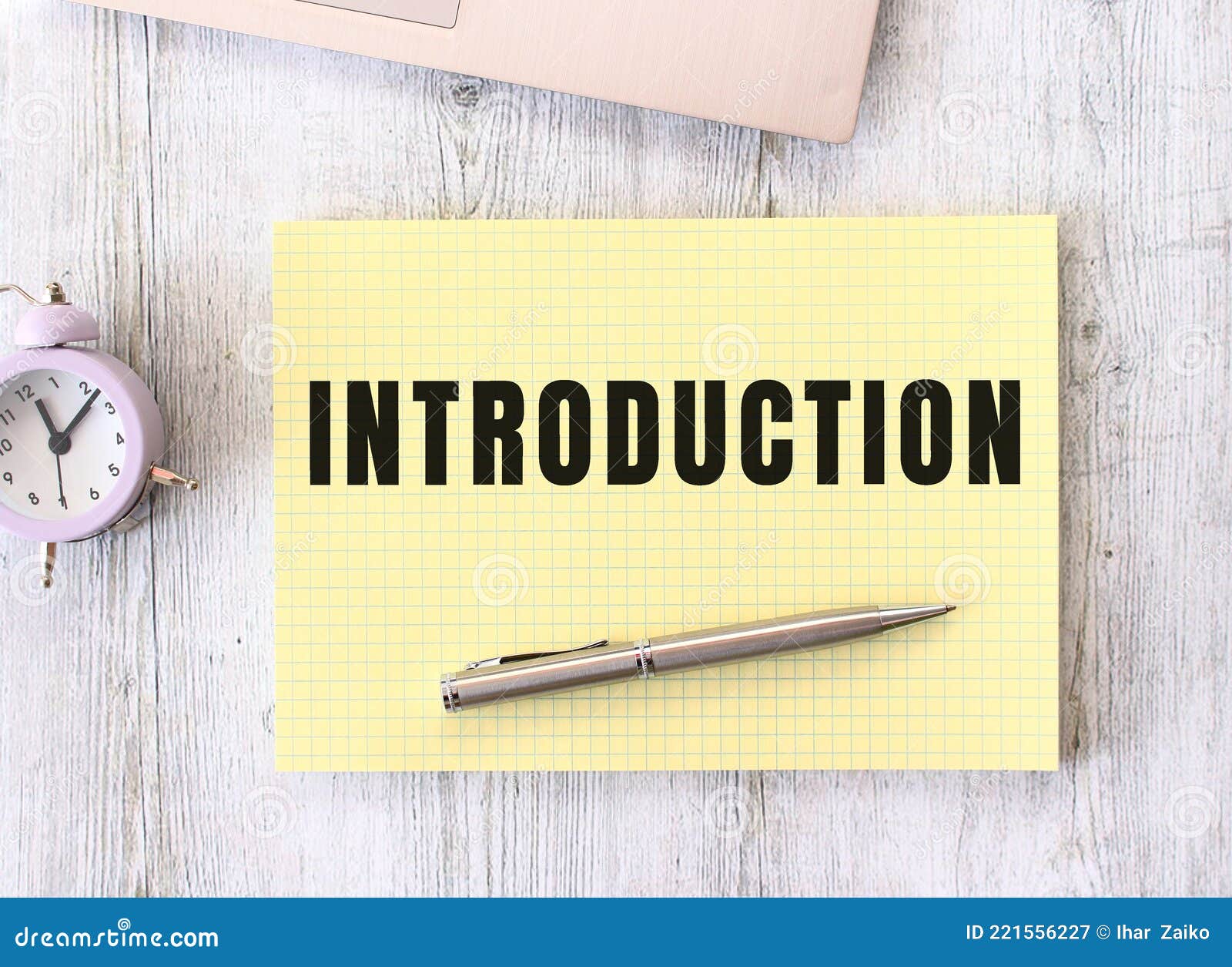 INTRODUCTION Text Written in a Notebook Lying on a Wooden Work Table ... INTRODUCTION Text Written in a Notebook Lying on a Wooden Work Table ...