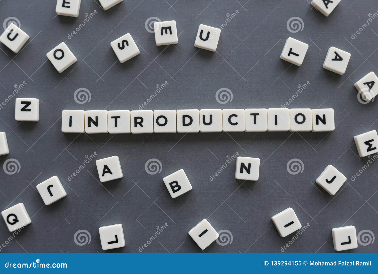 Introduction Word Made of Square Letter Word on Grey Background. Stock ... Introduction Word Made of Square Letter Word on Grey Background. Stock ...