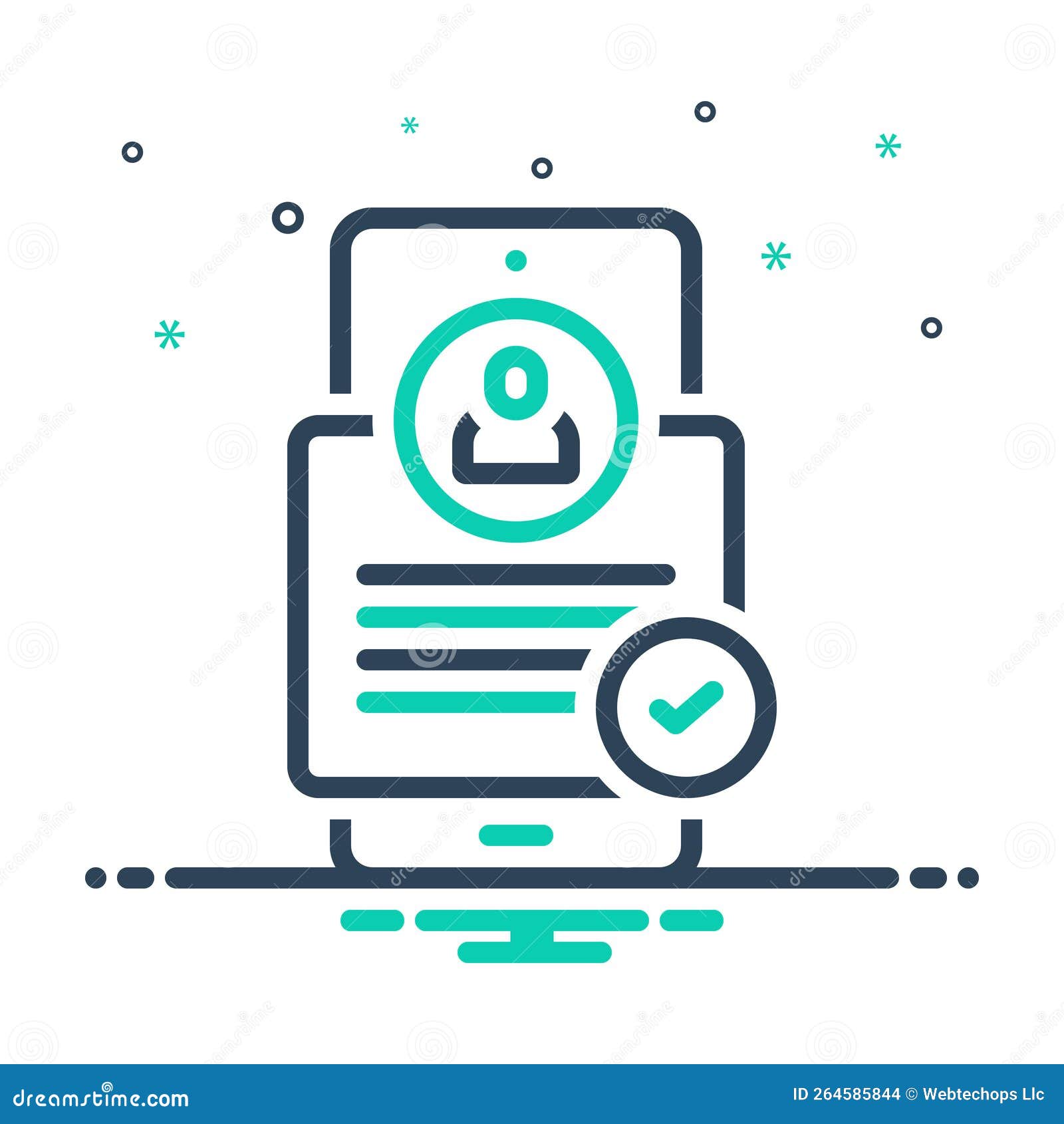 Mix Icon for Introductory, Basic and Beginning Stock Illustration ...