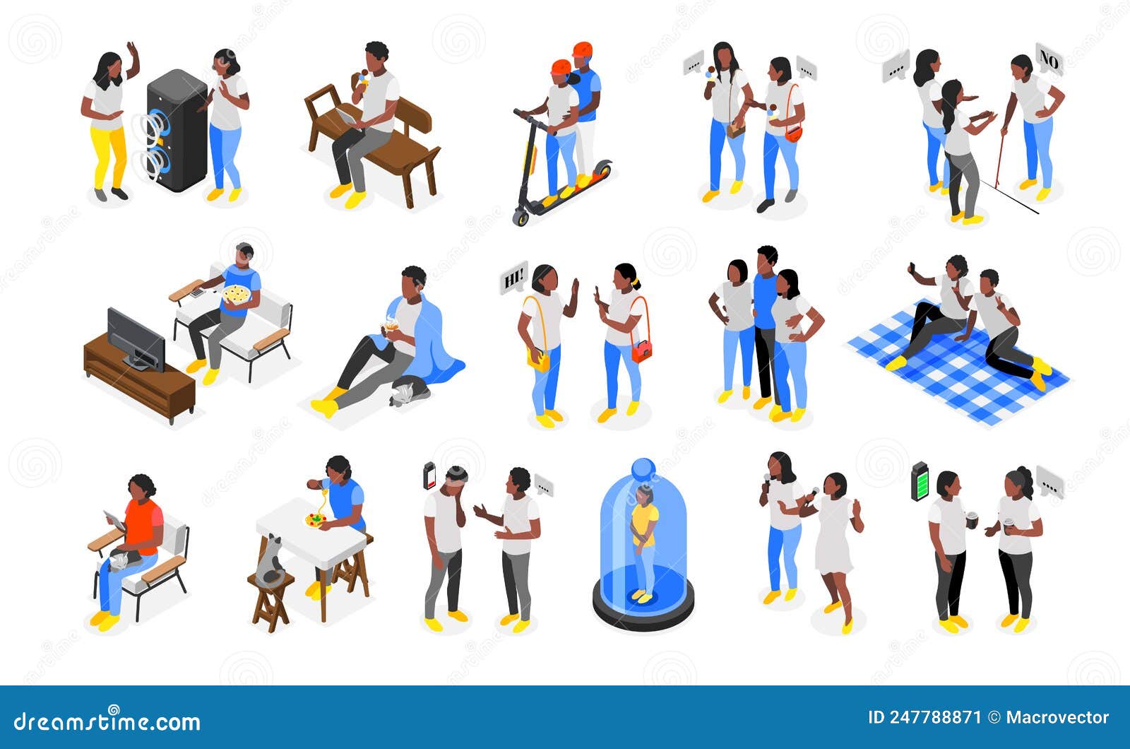 Introvert And Extrovert Recolor Set Cartoon Vector | CartoonDealer.com ... Introvert And Extrovert Recolor Set Cartoon Vector | CartoonDealer.com ...