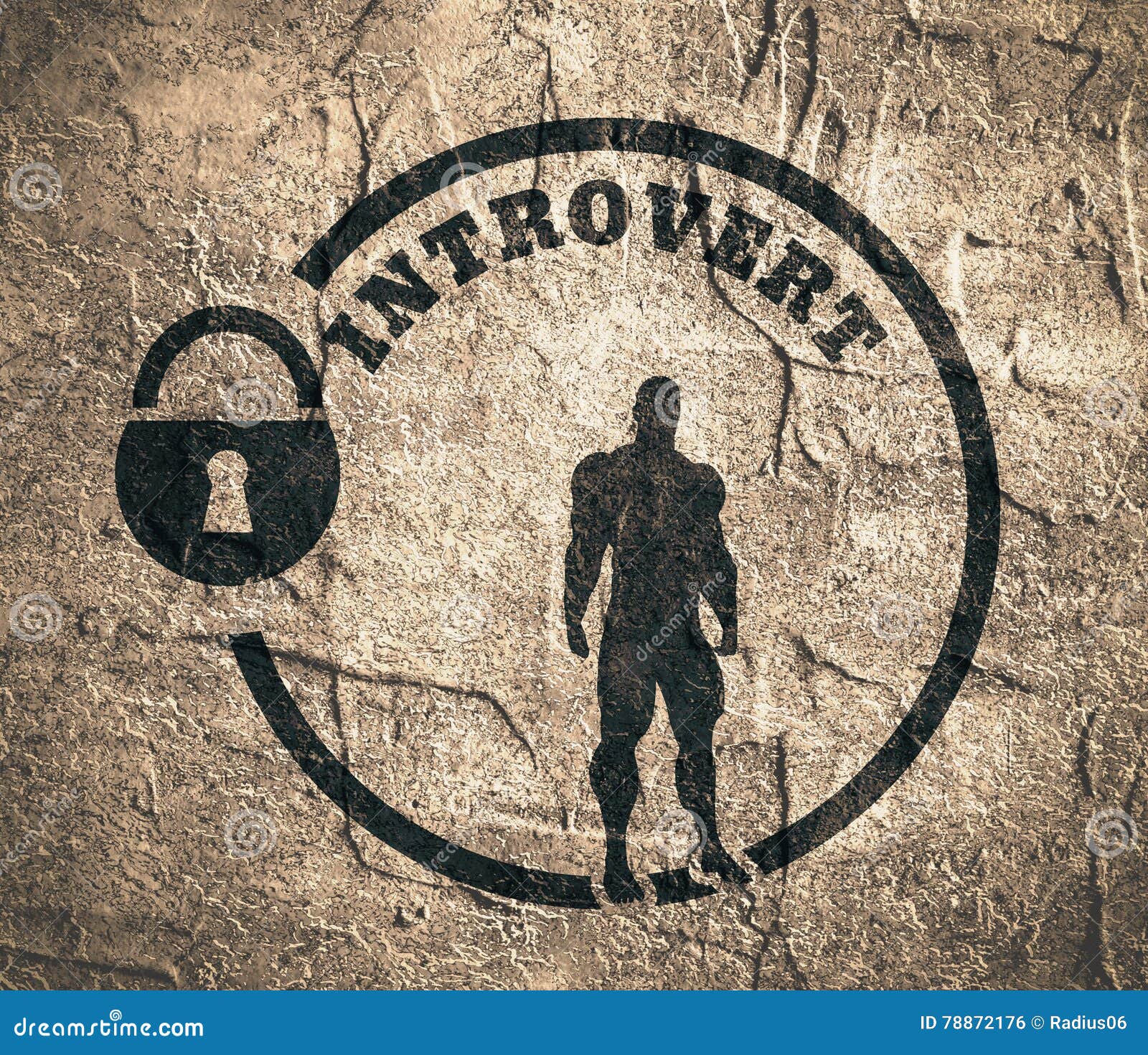 Introvert metaphor icon stock illustration. Illustration of pictograms ... Introvert metaphor icon stock illustration. Illustration of pictograms ...
