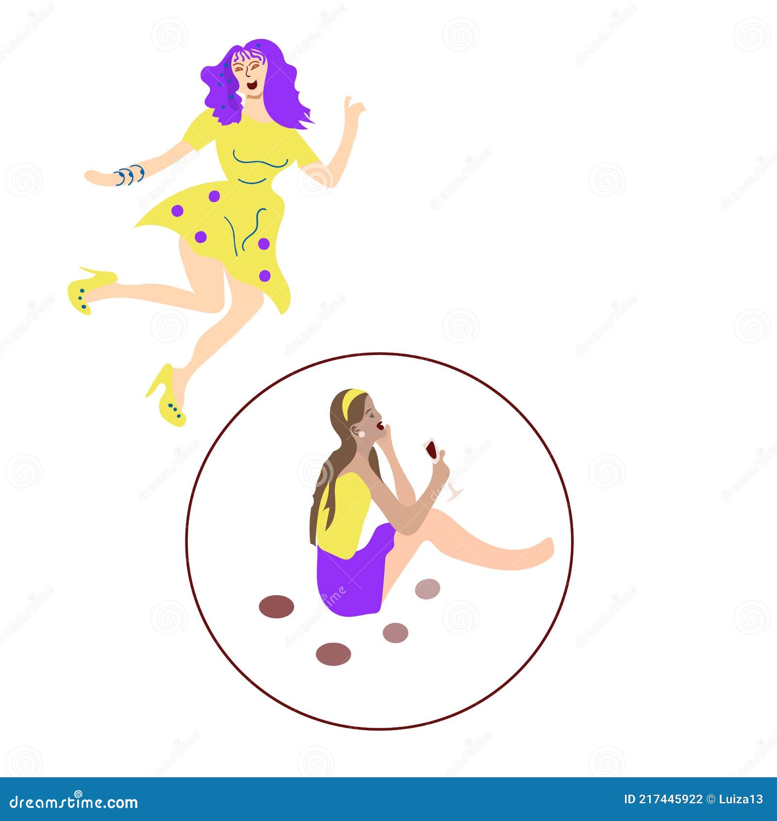 Introvert Vs Extravert. Introverted Girl Character, Flat Happy Men and ... Introvert Vs Extravert. Introverted Girl Character, Flat Happy Men and ...