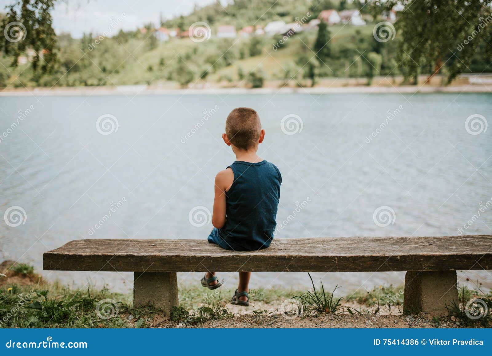 Introverted boy stock photo. Image of calm, child, lifestyle - 75414386