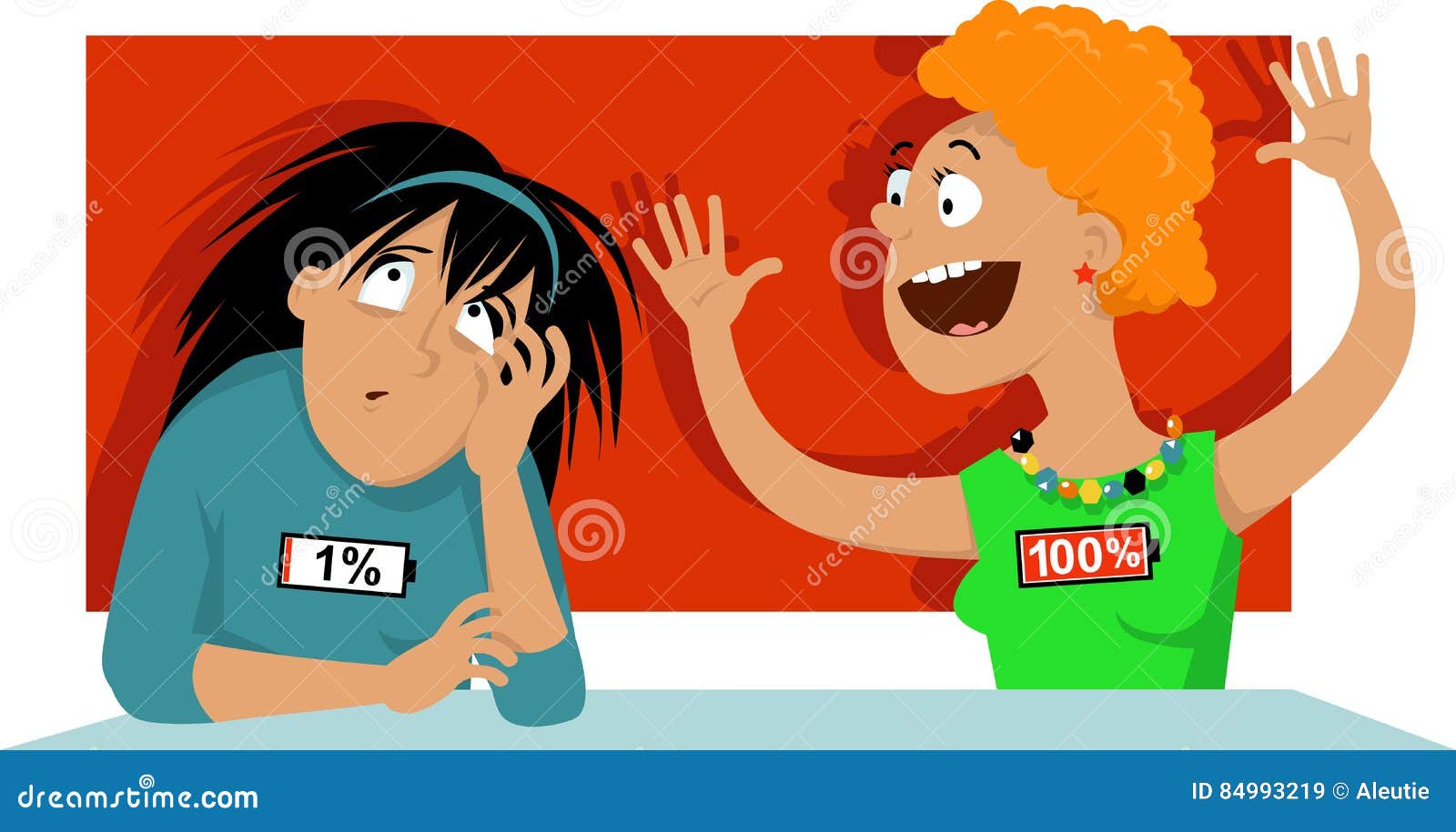 Introvertido y extroverso ilustración del vector. Ilustración de hablar ...