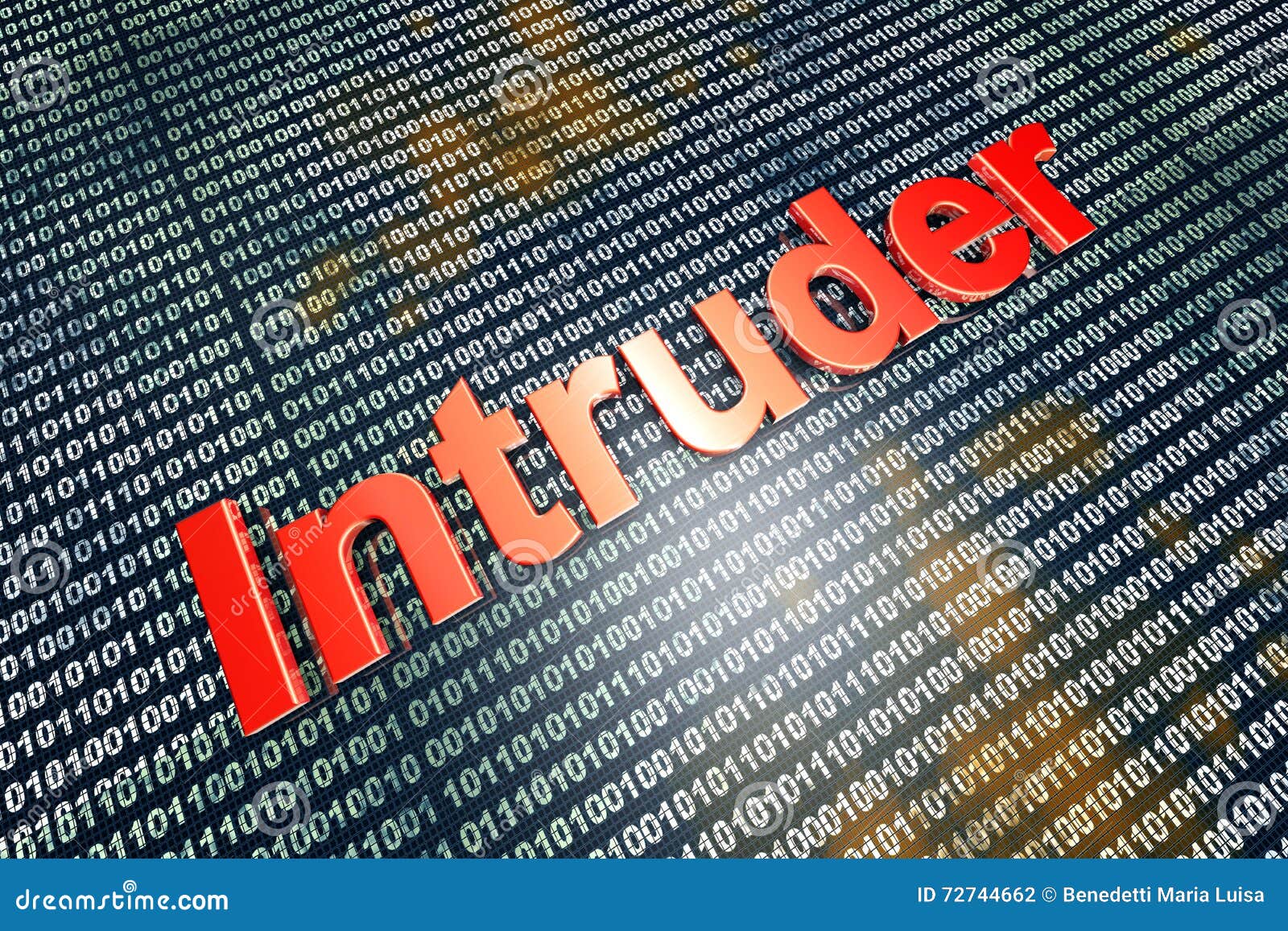 Intruder stock illustration. Illustration of abstract - 72744662