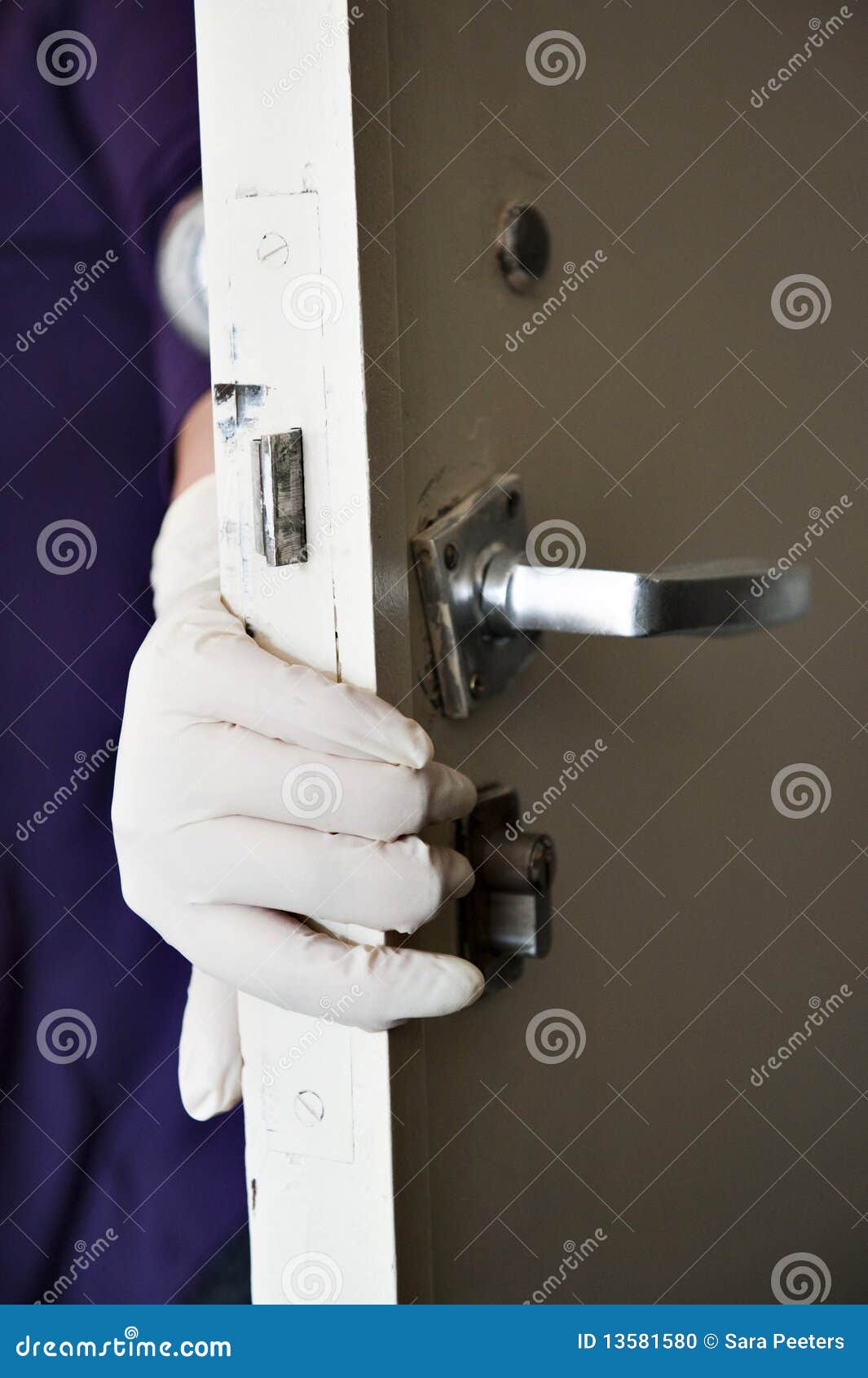 Intruding stock photo. Image of open, intruder, doorway - 13581580