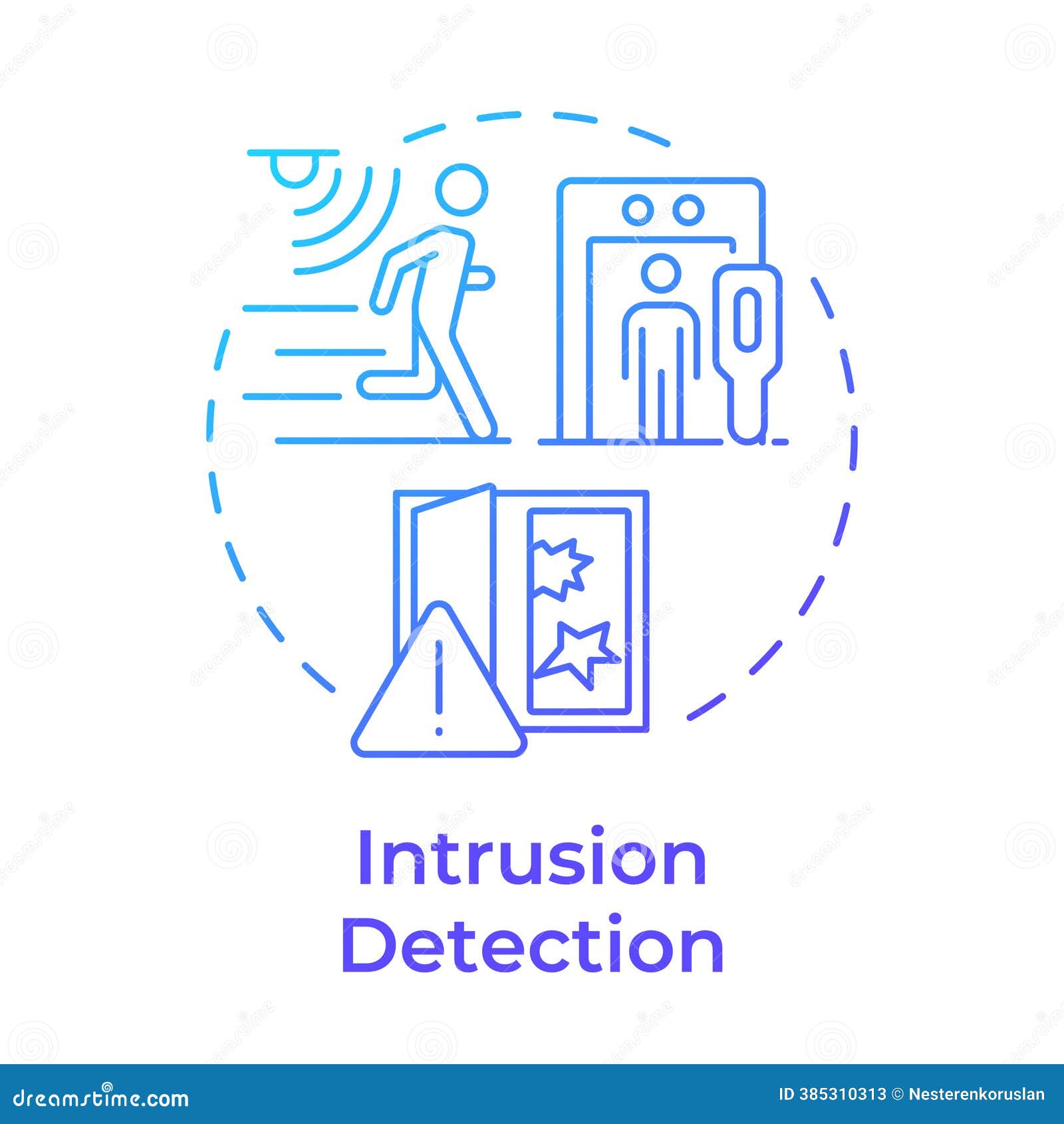 IDS - Intrusion Detection System Acronym, Technology Concept Background ...