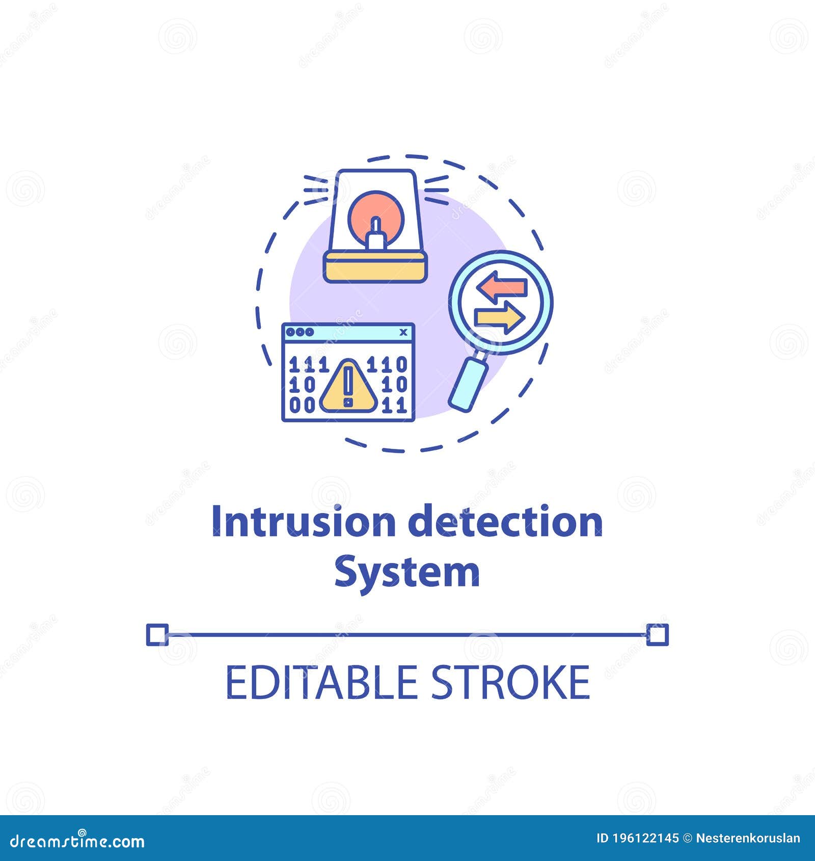 Intrusion Detection System Concept Icon Stock Vector - Illustration of ... Intrusion Detection System Concept Icon Stock Vector - Illustration of ...